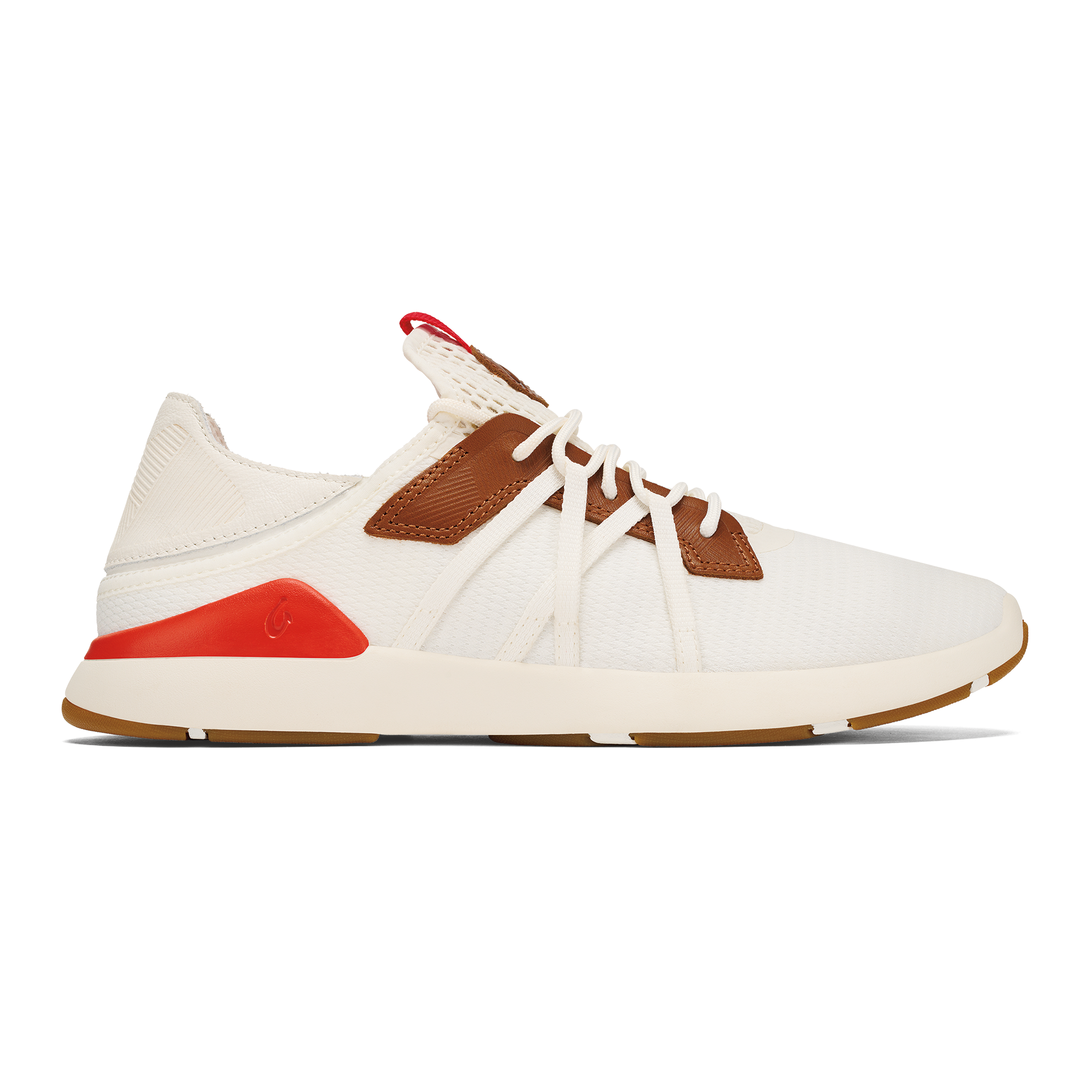 Mio Lī Men's Athletic Shoes - Bright White / Red Lava | OluKai – OluKai UK